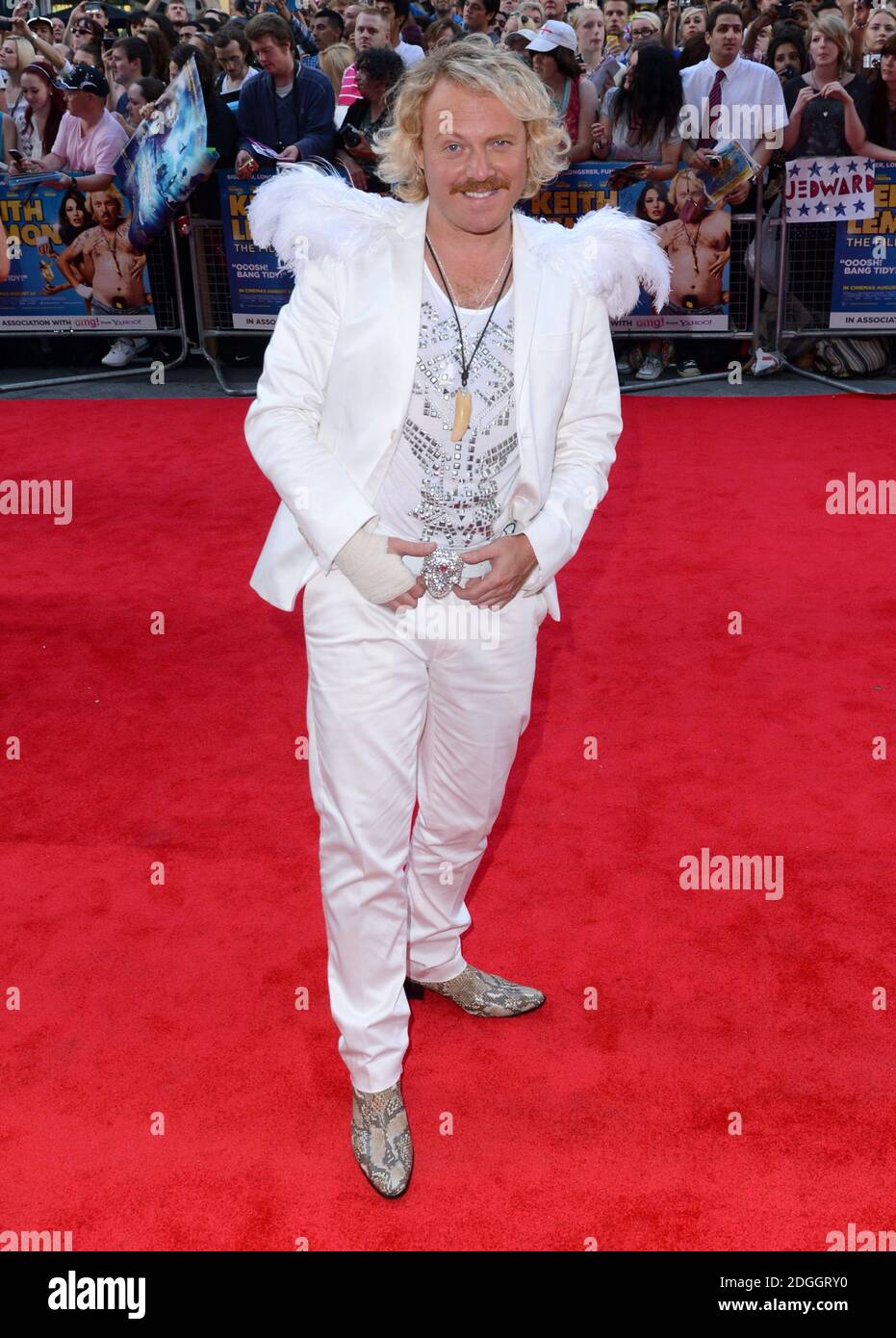 Keith Lemon aka Leigh Francis arriving at the Keith Lemon The Movie ...