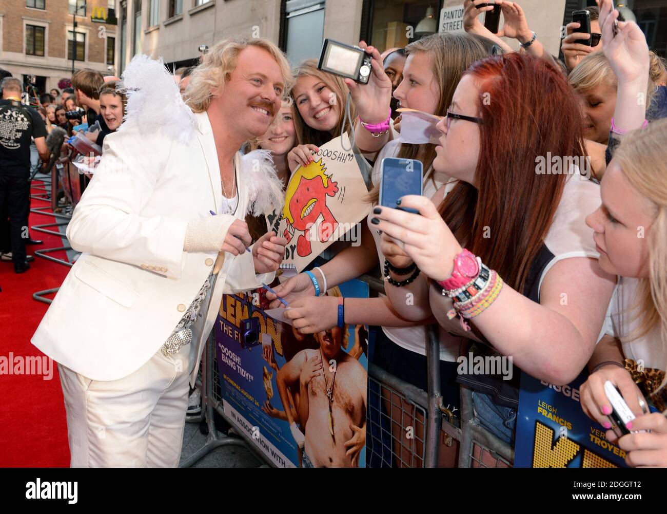 Keith Lemon aka Leigh Francis arriving at the Keith Lemon The Movie ...