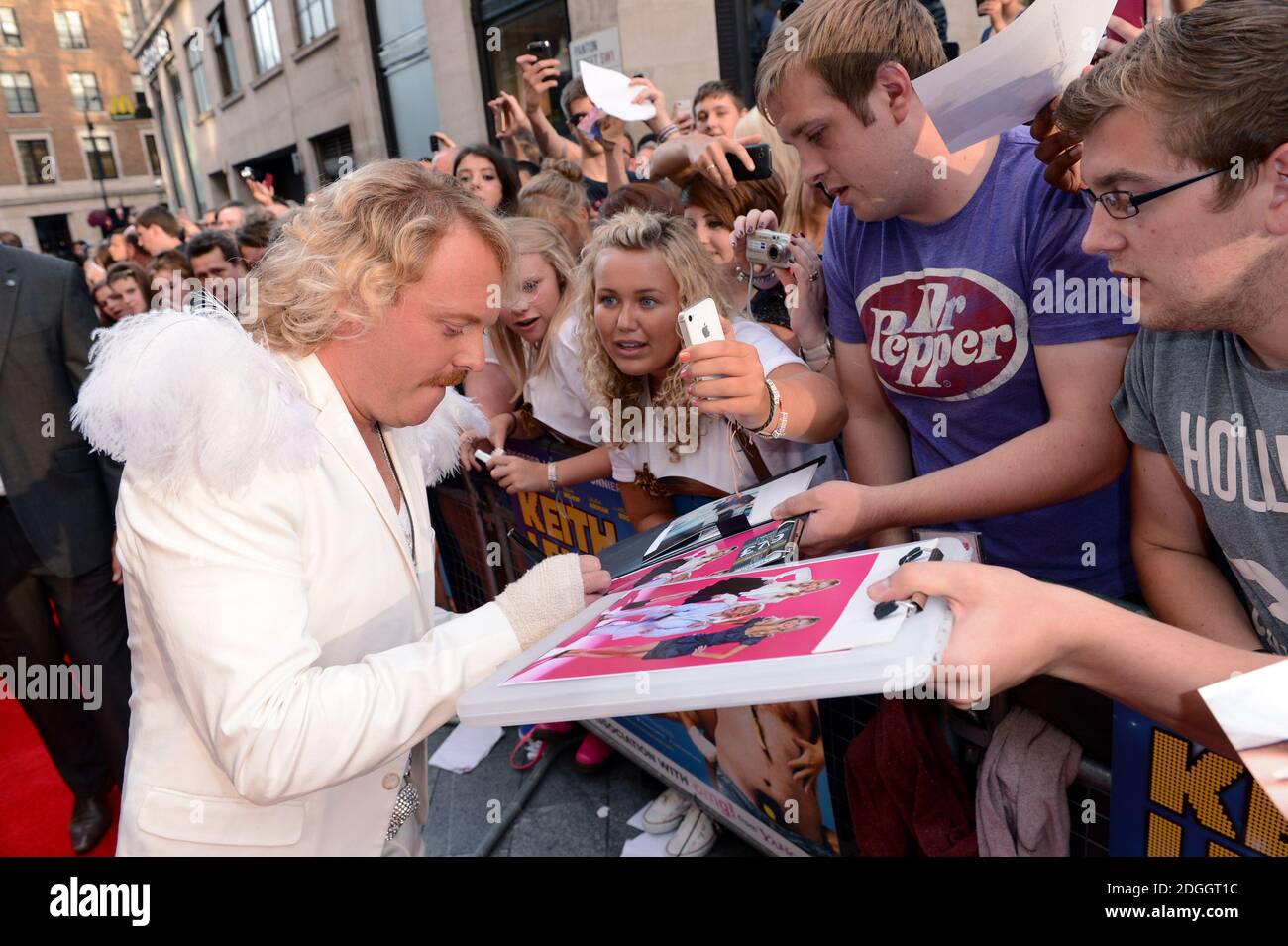 Keith Lemon aka Leigh Francis arriving at the Keith Lemon The Movie ...