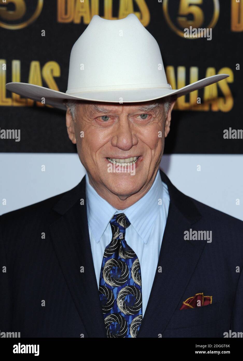 Larry Hagman arriving at the Dallas Launch Party, Old Billingsgate ...