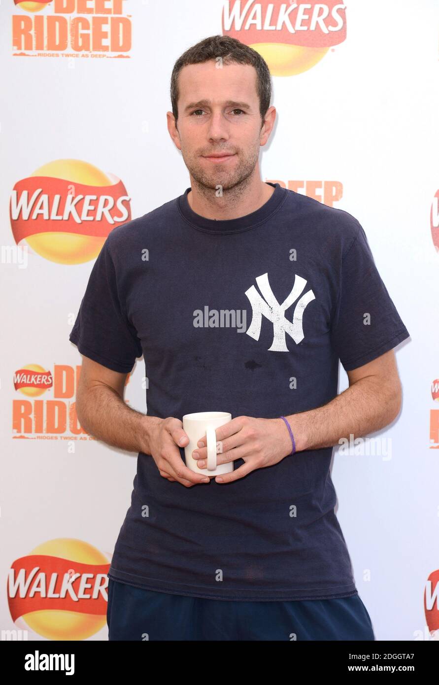 Max Rushden at the Walkers Deep Ridged crisp at london's Old Truman ...