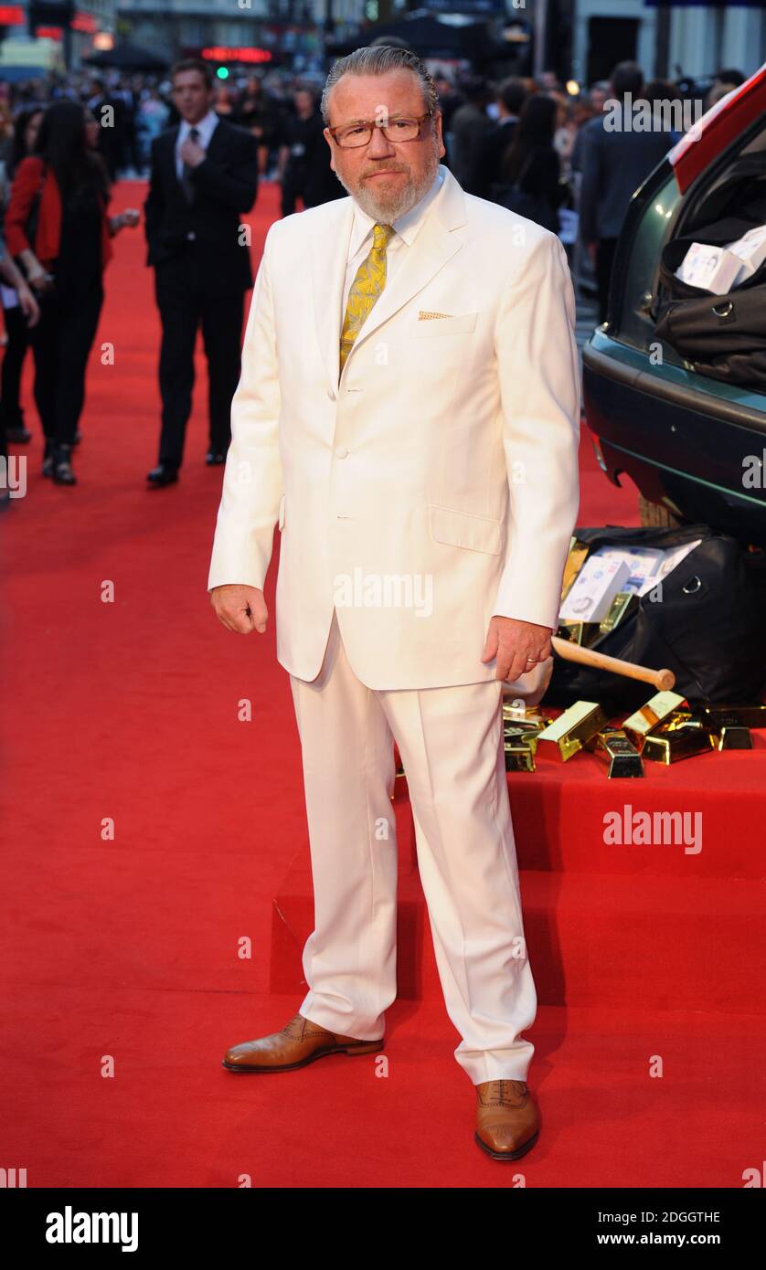 Ray Winstone arriving at the World Premiere of The Sweeney, Vue Cinema ...