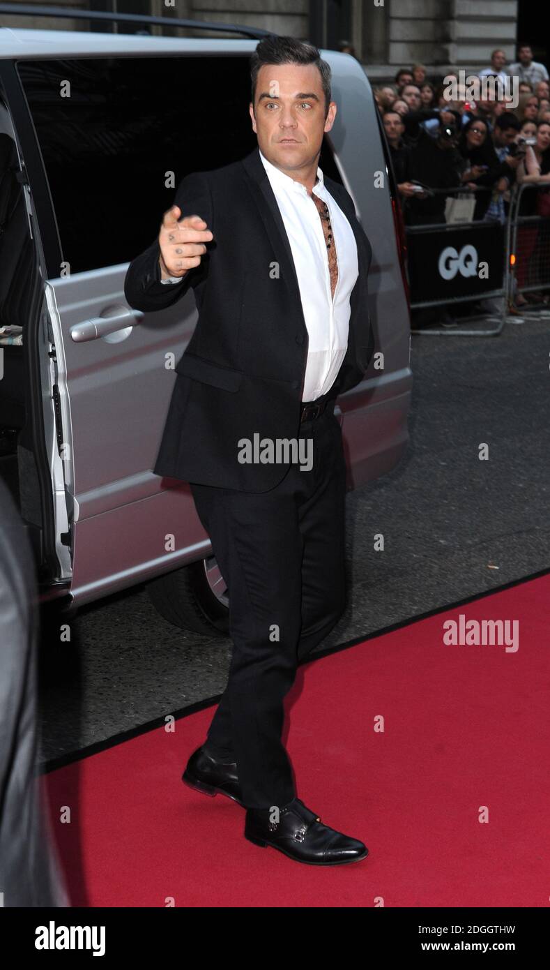 Robbie Williams arriving at The GQ Men of the Year Awards, Royal Opera ...