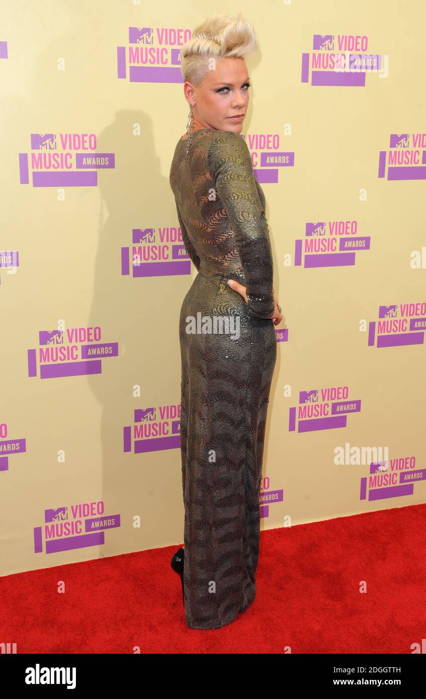 Pink arriving at the MTV Video Music Awards, The Staples Centre, Los ...