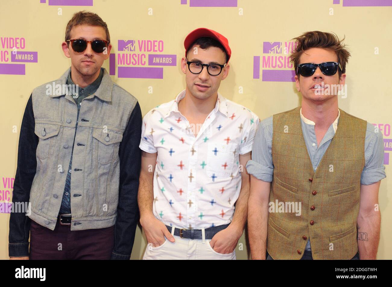 Fun arriving at the MTV Video Music Awards, The Staples Centre, Los ...