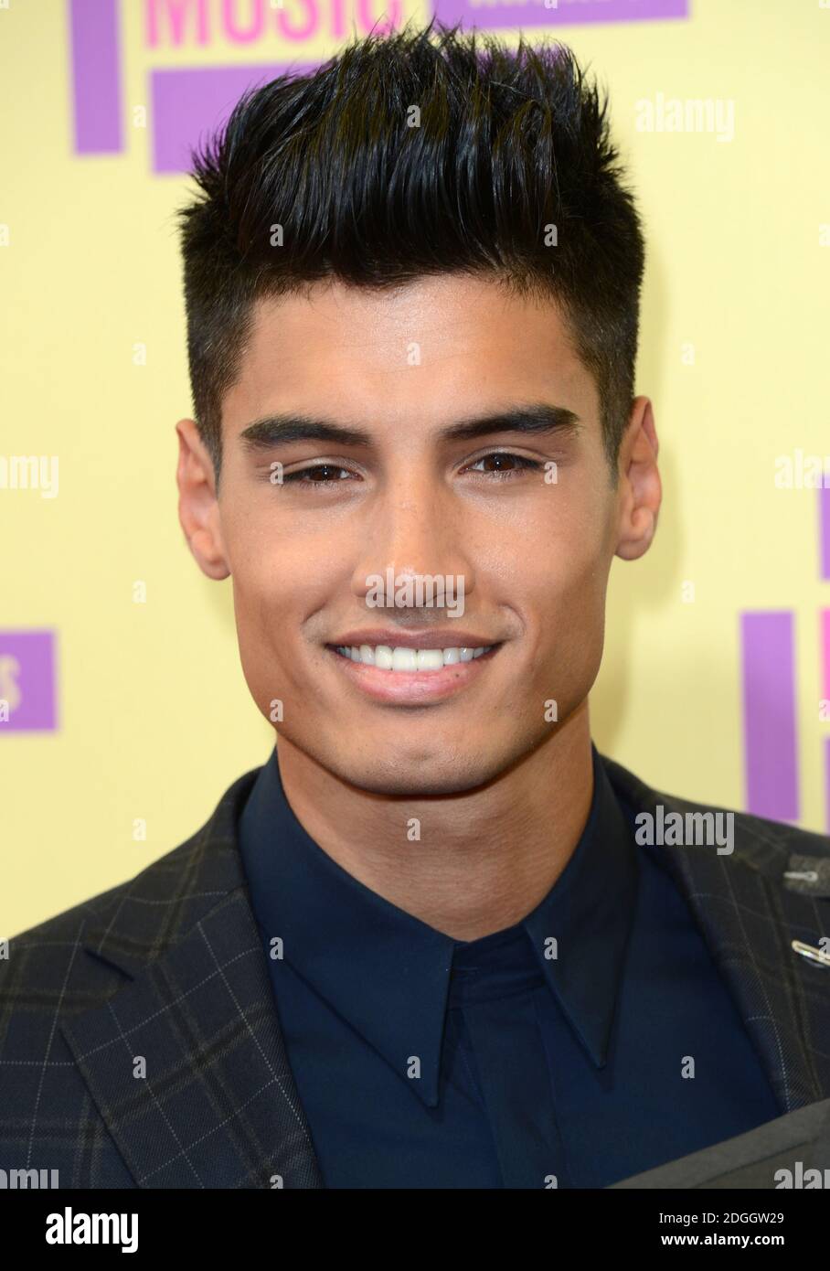 Siva Kaneswaran of The Wanted arriving at the MTV Video Music Awards ...