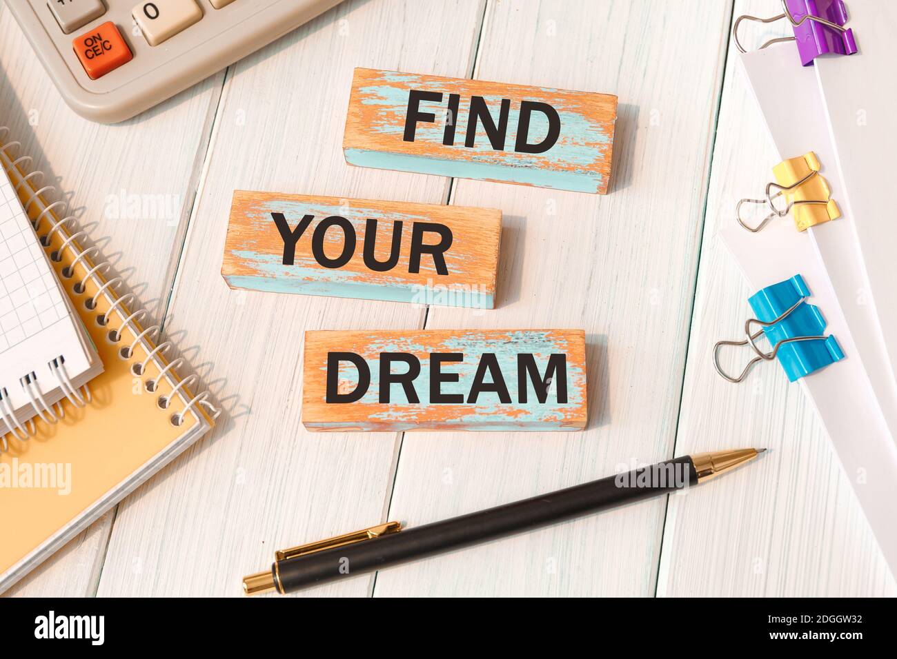 Dream life words written hi-res stock photography and images - Alamy
