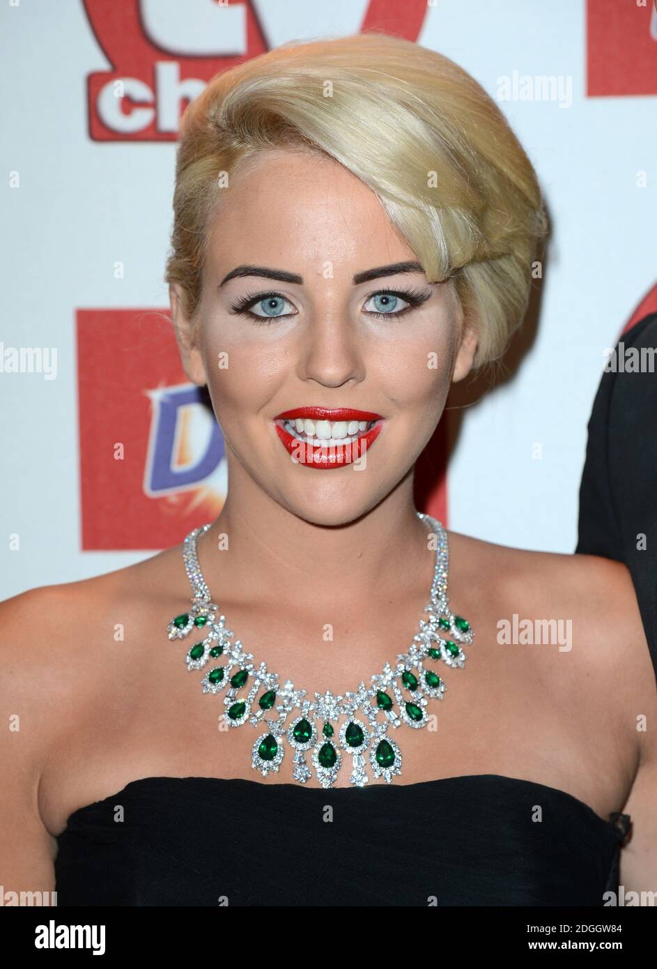 Lydia Bright arriving at the TV Choice Awards 2012, The Dorchester ...