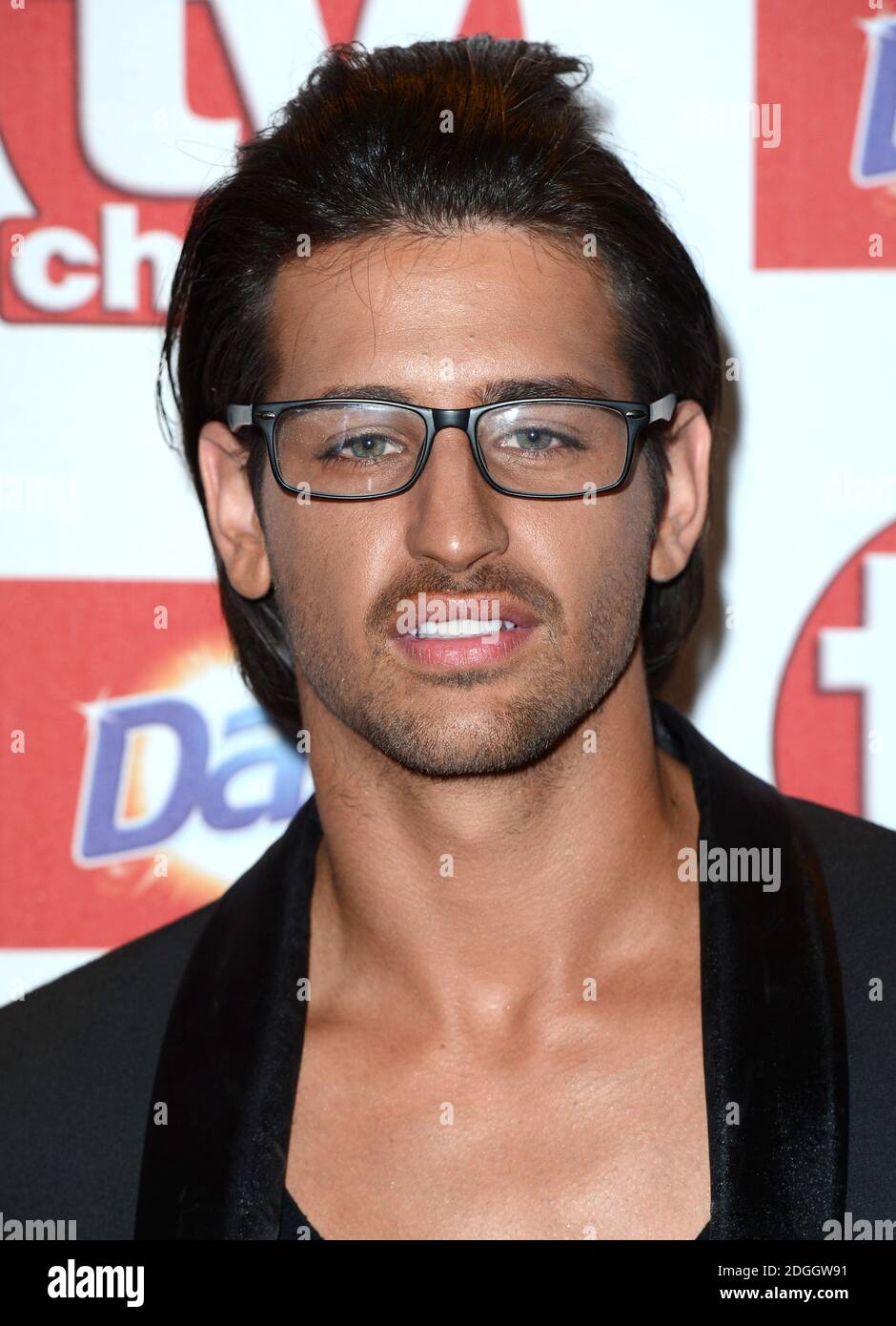 Ollie Locke arriving at the TV Choice Awards 2012, The Dorchester Hotel ...