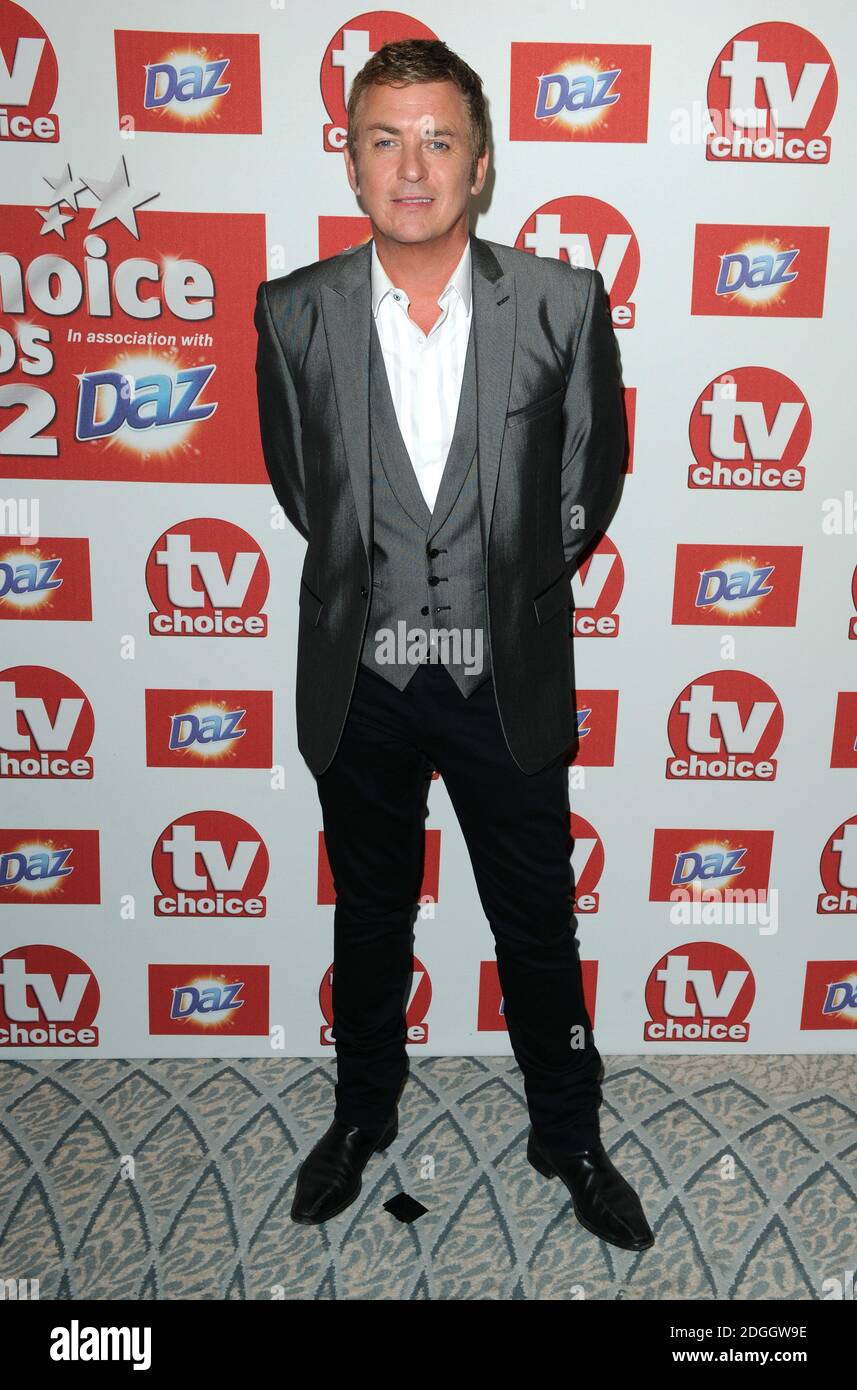 Shane Ritchie arriving at the TV Choice Awards 2012, The Dorchester ...