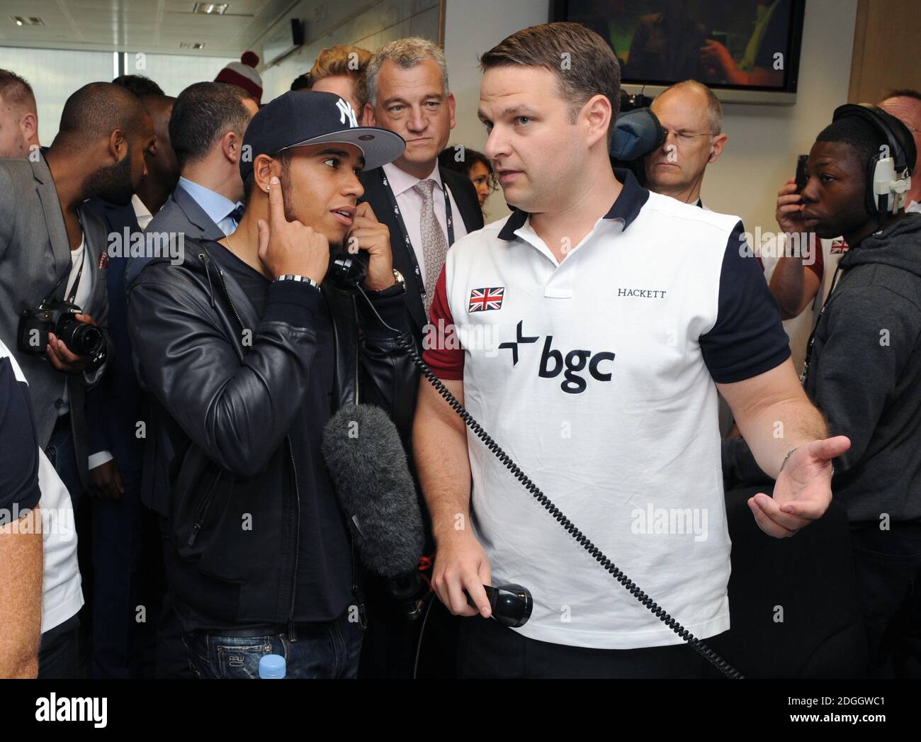 Lewis Hamilton at the BGC Charity Trading Day, Barclays, Canary Wharf ...