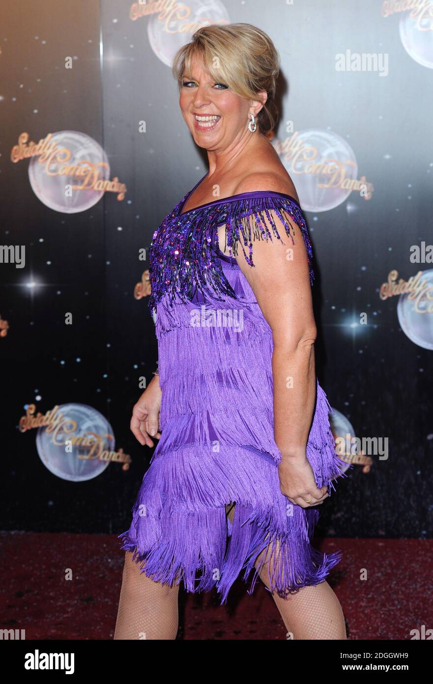 Fern Britton at the launch of Strictly Come Dancing 2012, BBC TV Centre ...