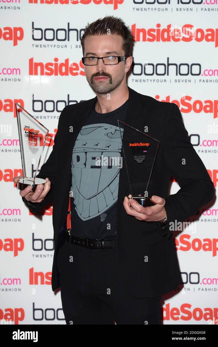 Emmett J Scanlan arriving at The Inside Soap Awards 2012, One ...