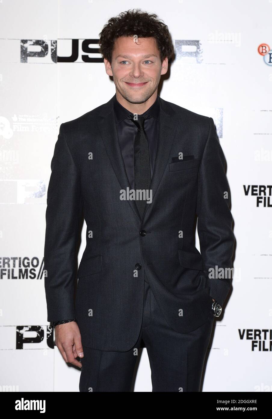 Richard Coyle arriving at the Pusher UK Premiere, Hackney Picture House ...