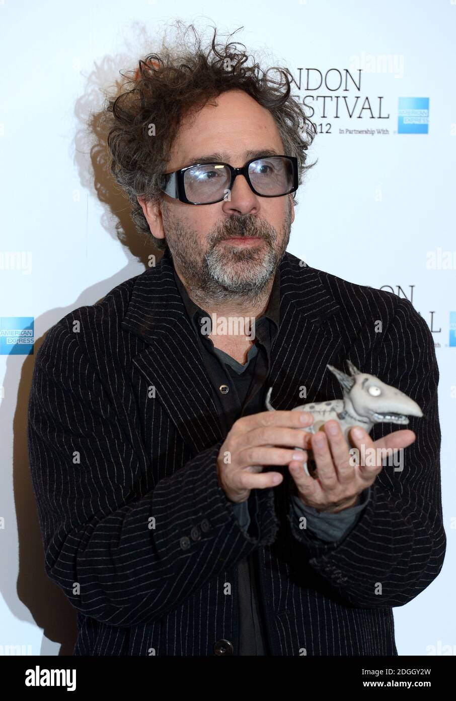 Tim Burton at the photocall for Frankenweenie, part of the 56th BFI ...