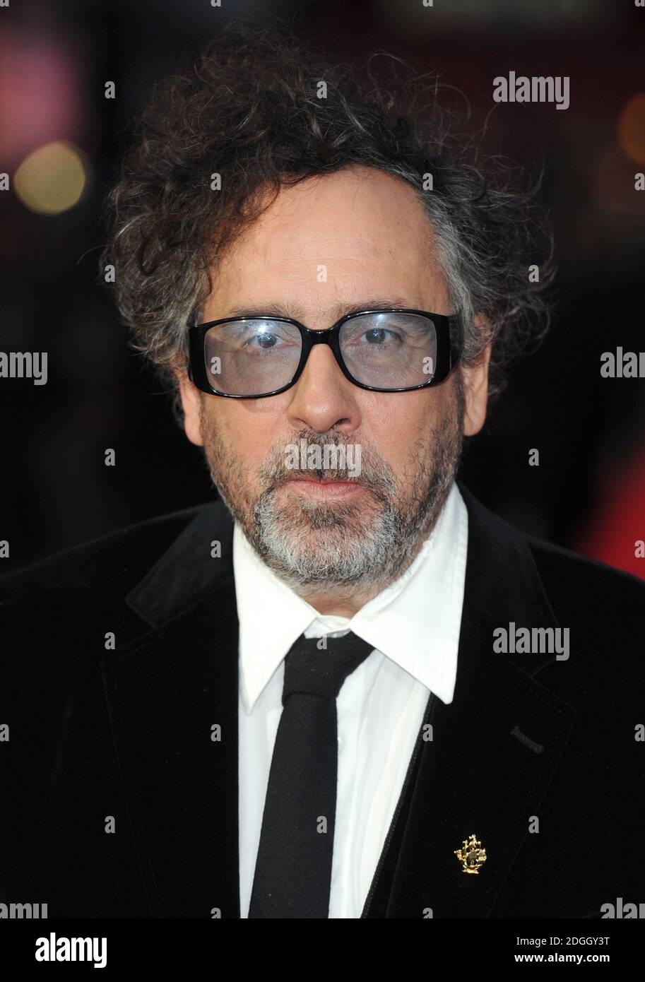 Tim Burton arriving at the Frankenweenie Gala Screening, opening the ...