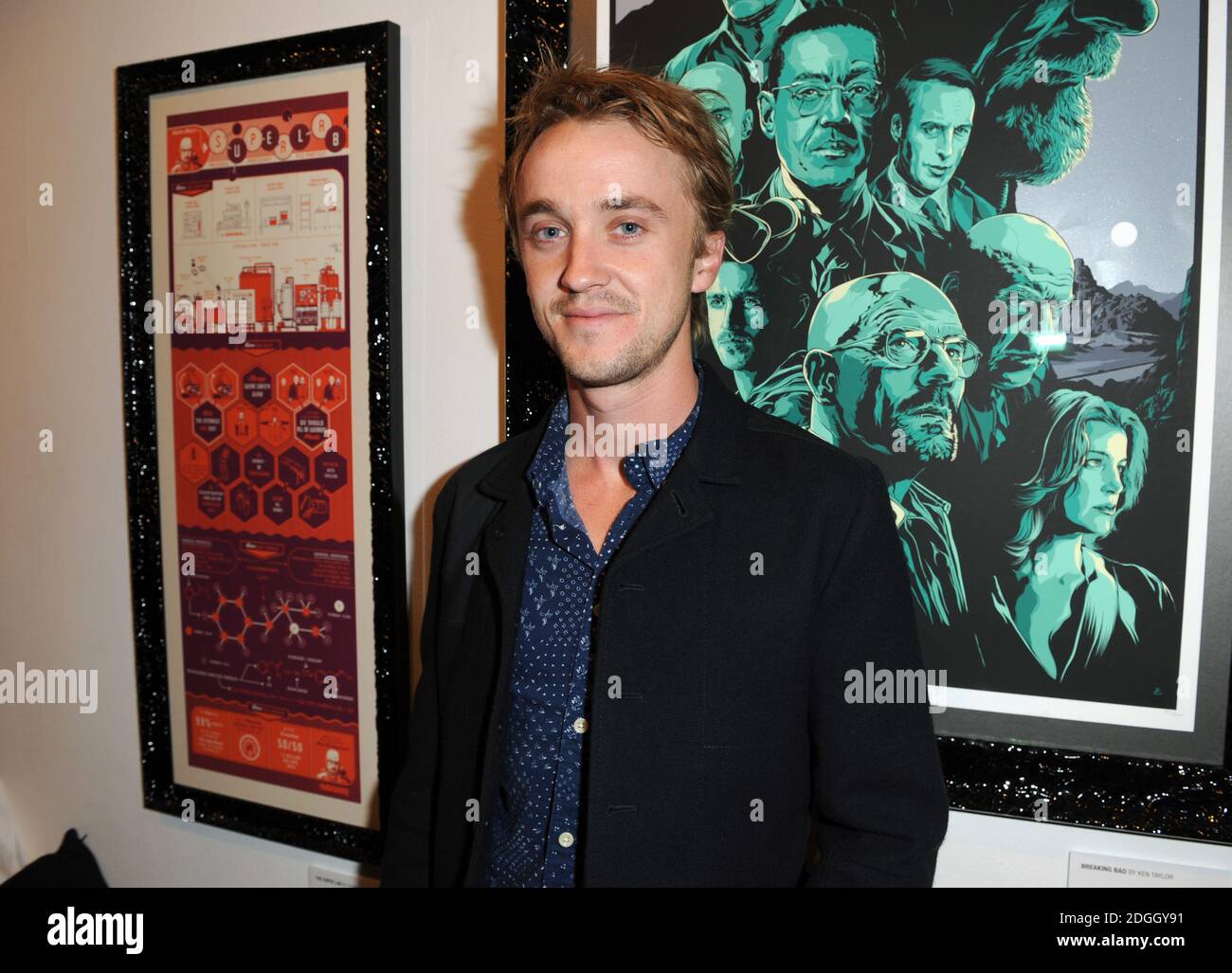 Tom Felton attends The Breaking Bad Art Project in association with ...