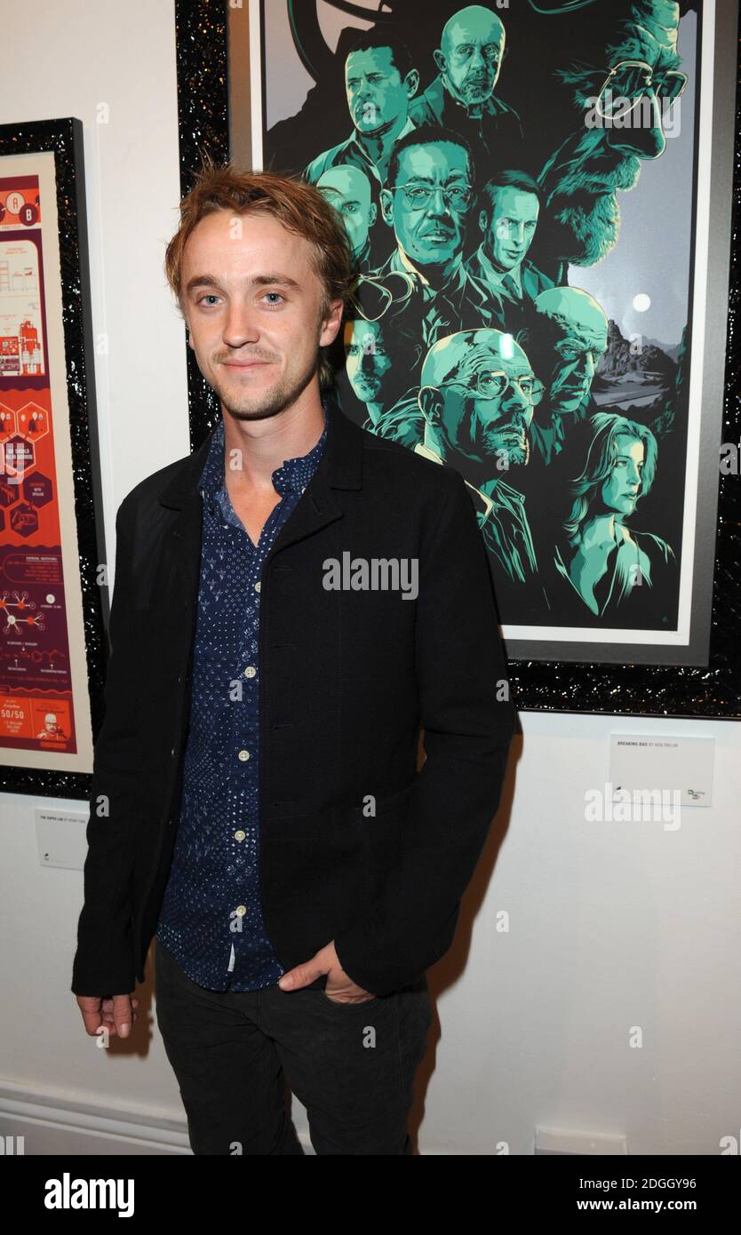 Tom Felton attends The Breaking Bad Art Project in association with ...