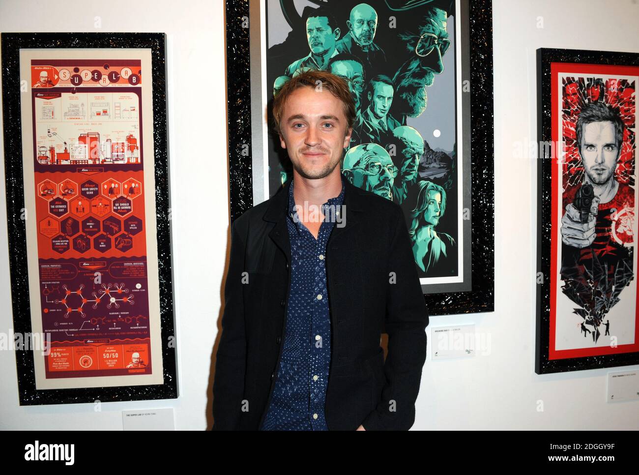 Tom Felton attends The Breaking Bad Art Project in association with ...