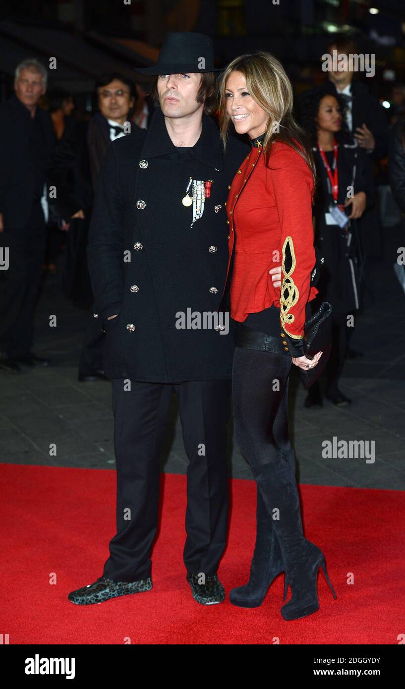 Liam Gallagher and Nicole Appleton arriving at the 56th BFI London Film ...