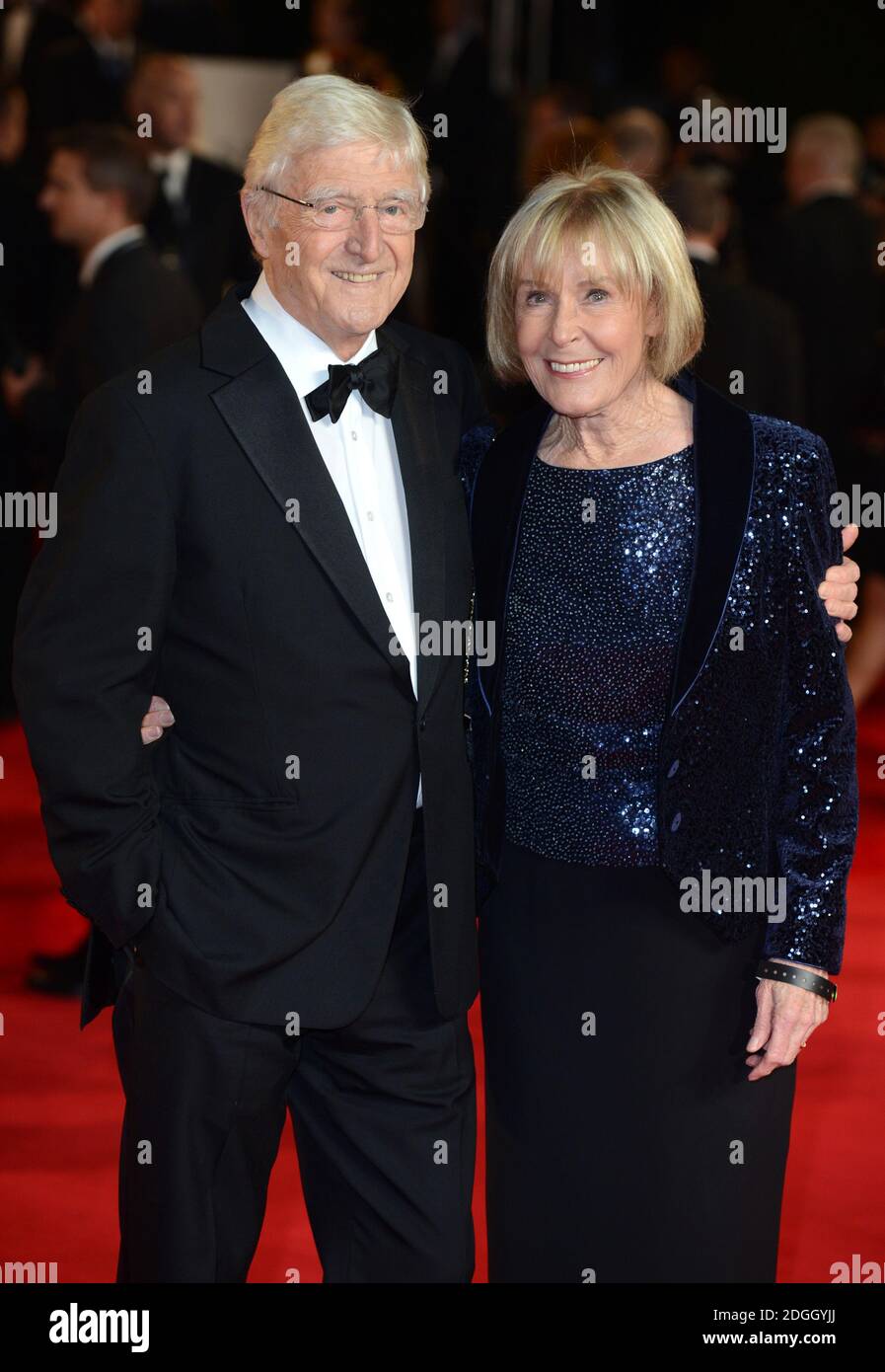 Michael and Mary Parkinson arriving at the World Premiere of Skyfall at ...