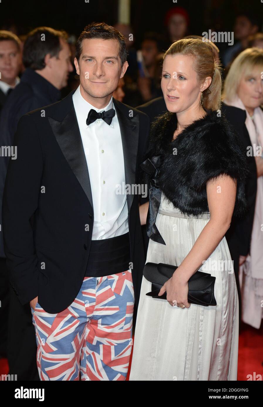 Bear Grylls and Shara Cannings Knight arriving at the World Premiere of ...