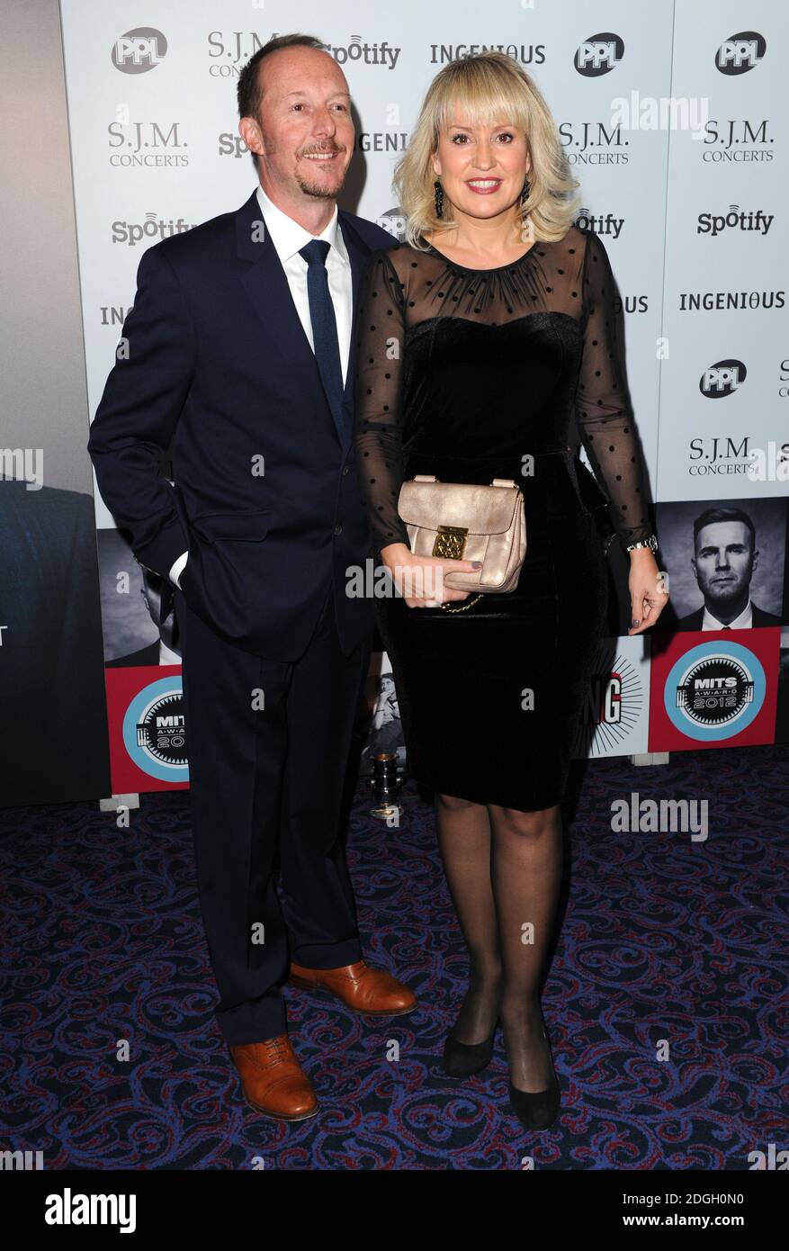 Nicki Chapman and husband Dave Shackleton arriving at the Music ...