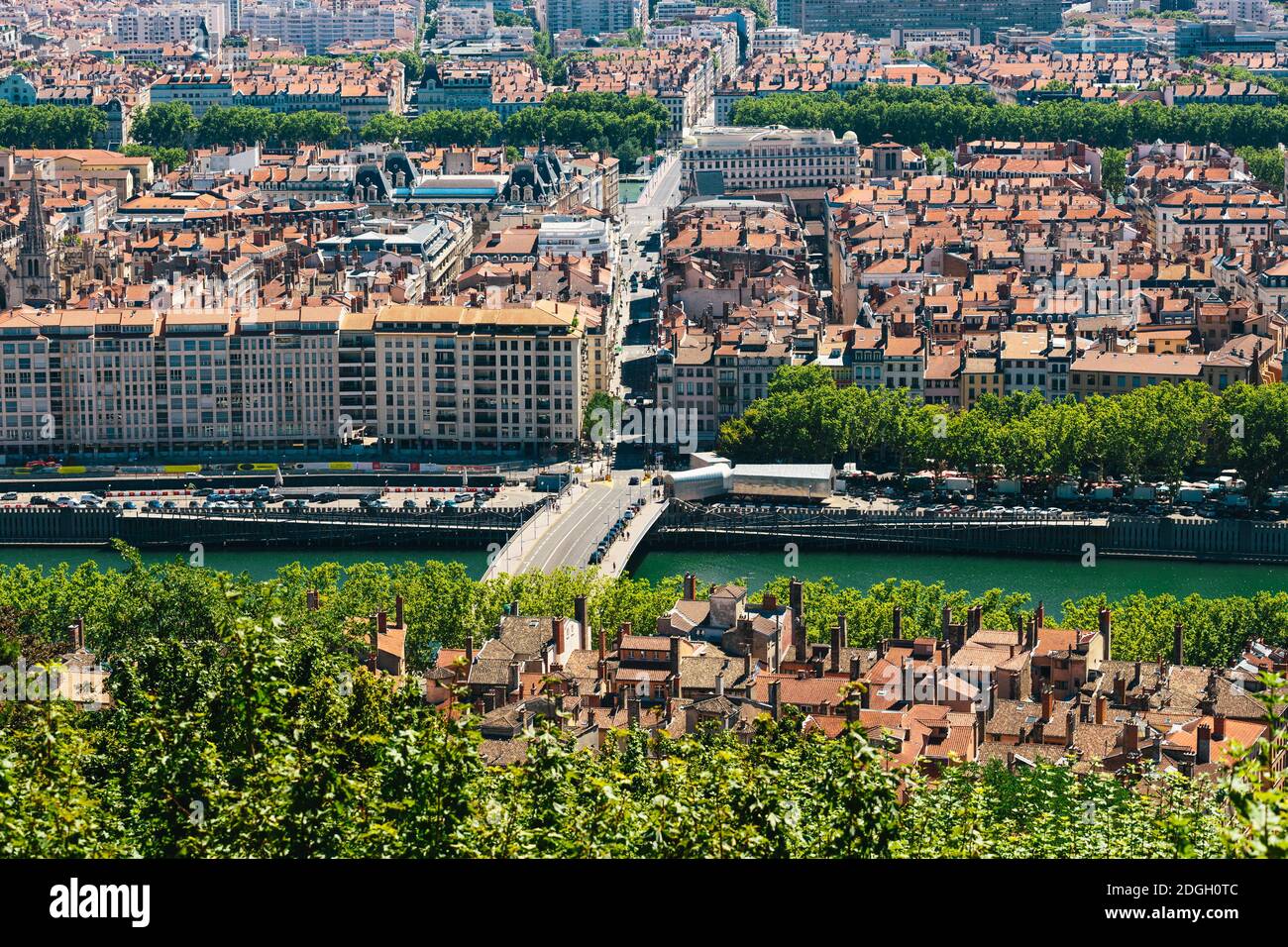 Lyon panorama elevated view hi-res stock photography and images - Alamy