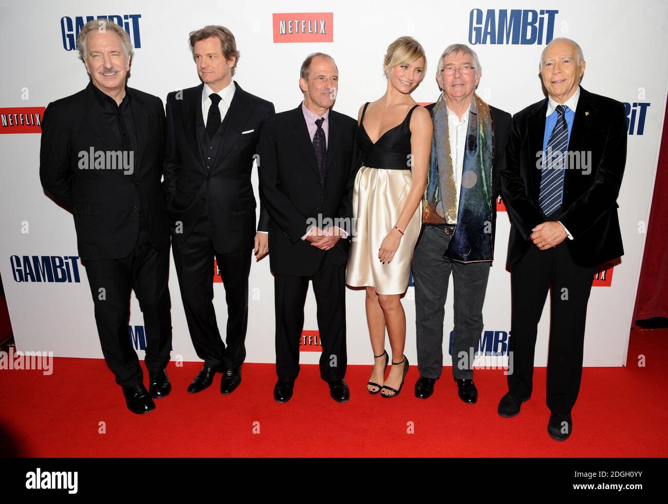 Alan Rickman, Cameron Diaz, Tom Courtenay, Alex Macqueen and Colin ...