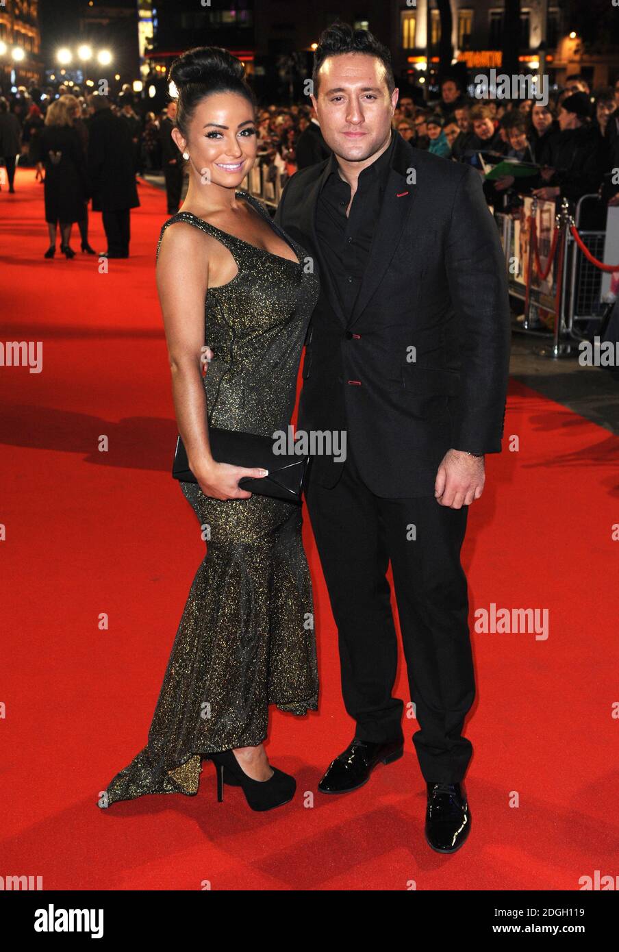 Antony Costa and Girlfriend arriving on the red carpet at the world ...