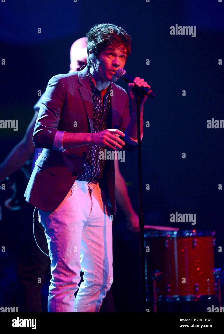 FUN. on stage during the 2012 MTV Europe Music Awards at the Festhalle ...