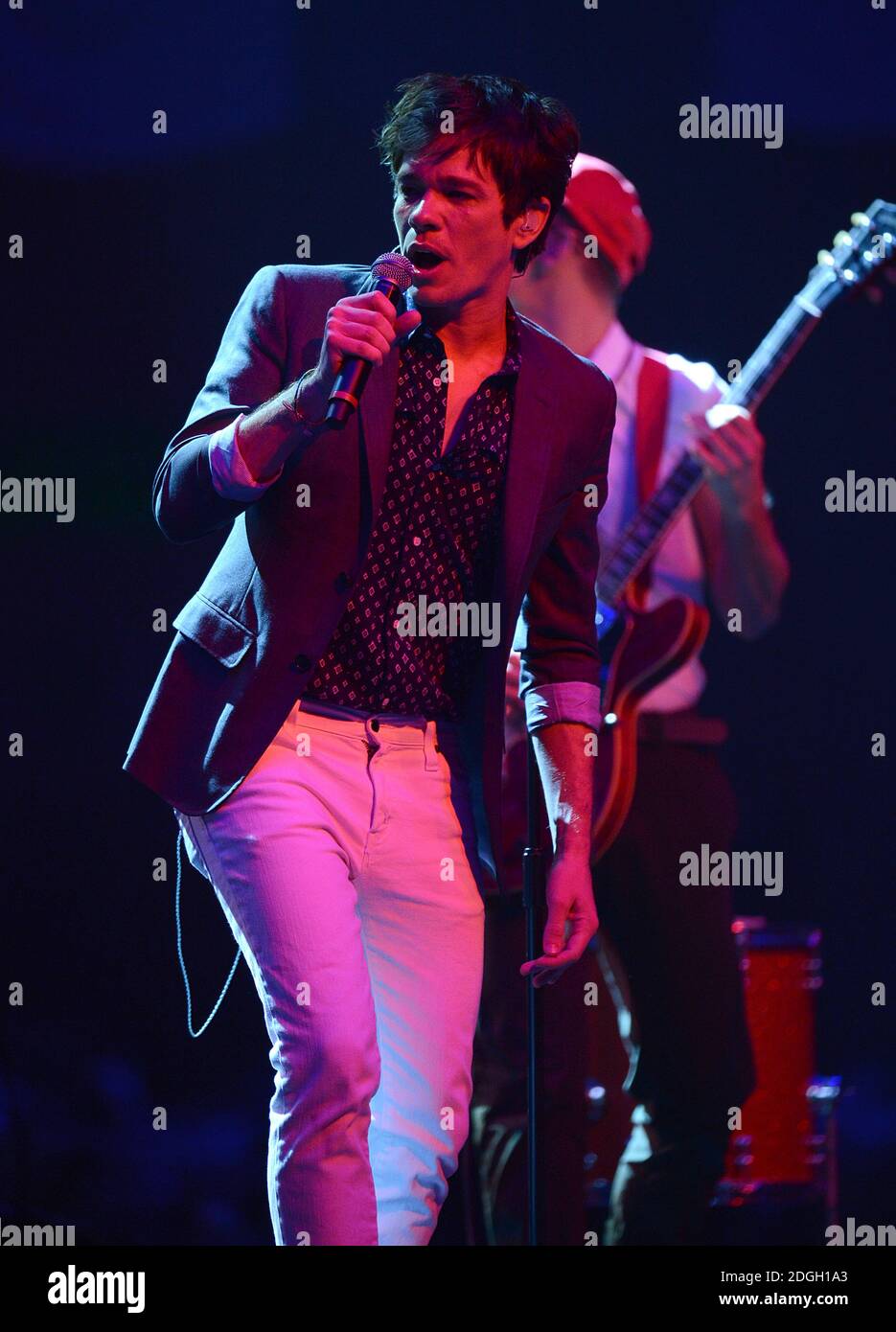 FUN. on stage during the 2012 MTV Europe Music Awards at the Festhalle ...