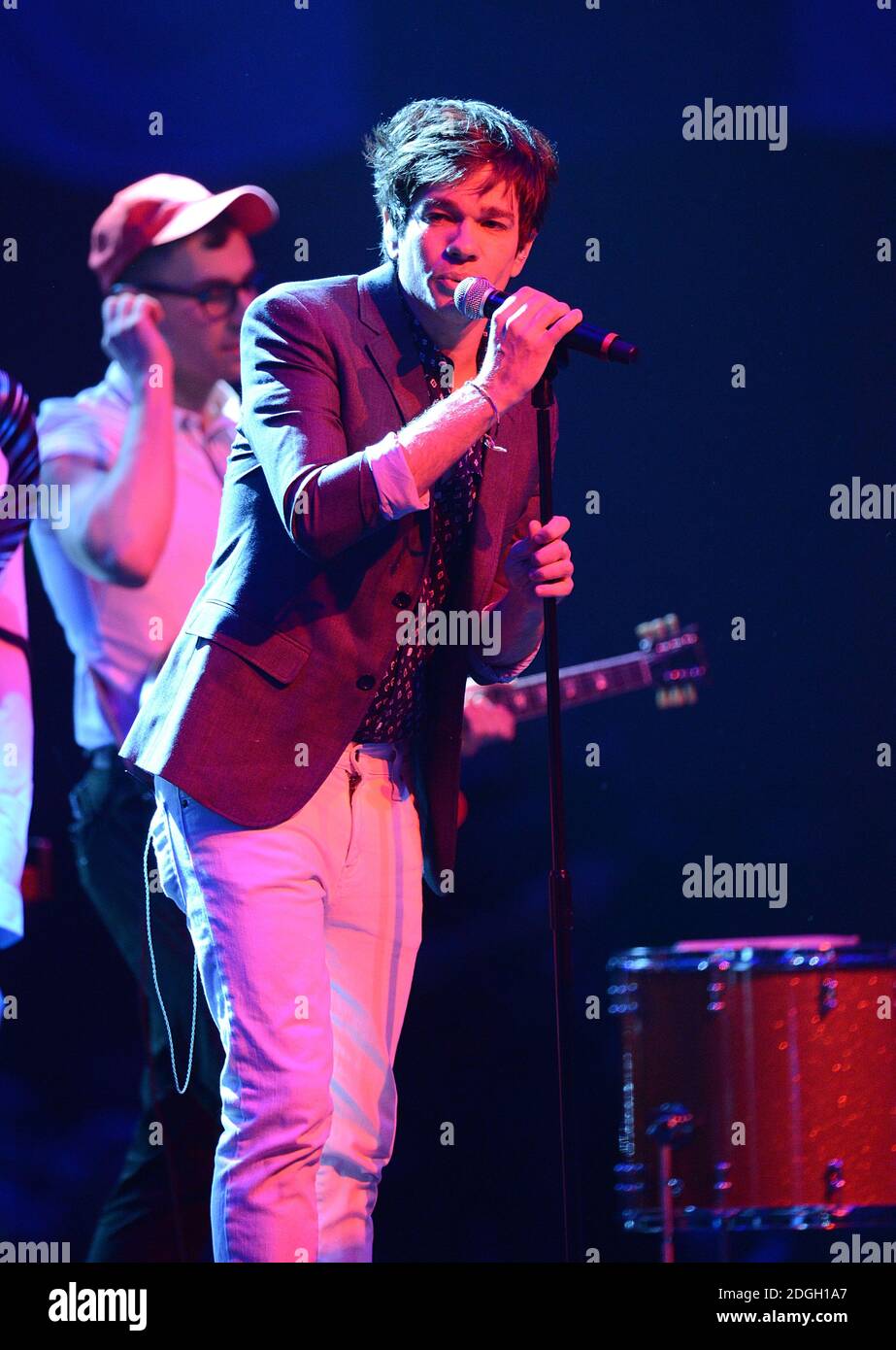 FUN. on stage during the 2012 MTV Europe Music Awards at the Festhalle ...