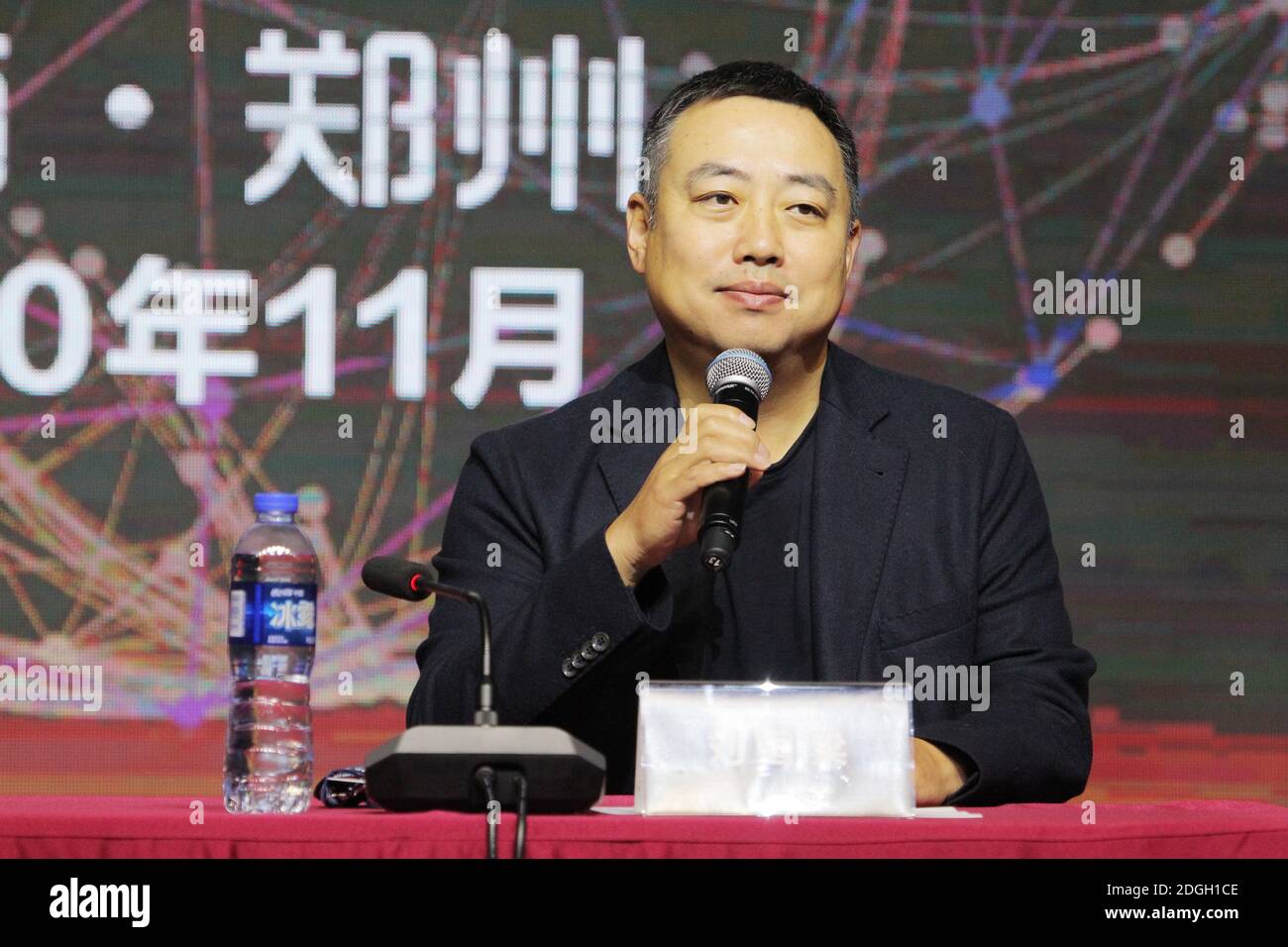 The retired Chinese table tennis player Liu Guoliang shows up at the ...