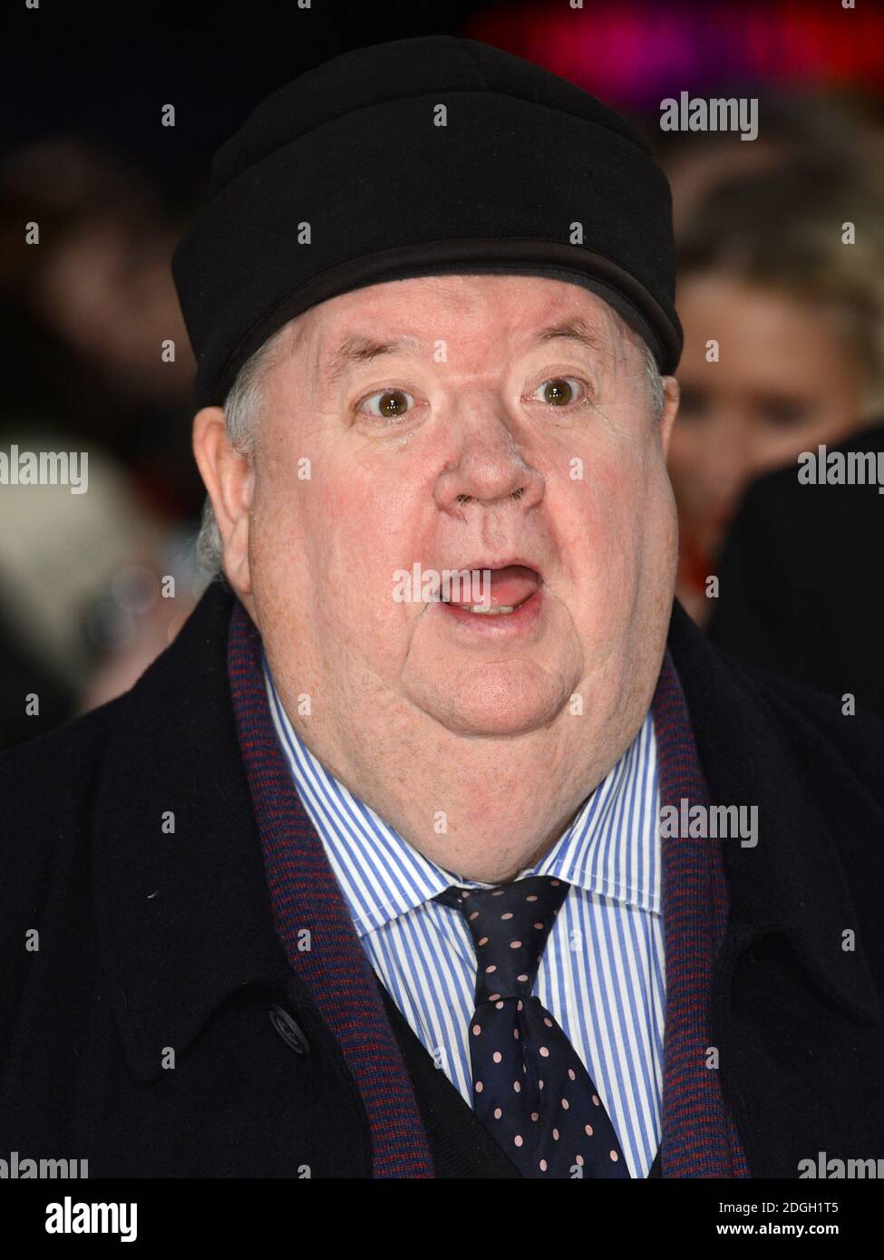 Ian McNeice arriving at the premiere of Nativity 2, Empire Cinema ...
