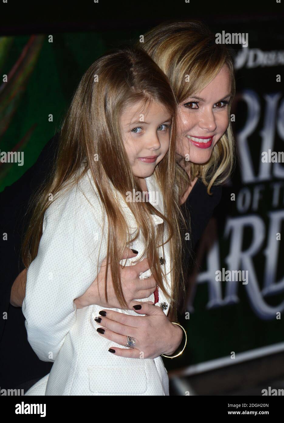 Amanda Holden and daughter Lexi arriving at the UK Premiere of Rise of ...