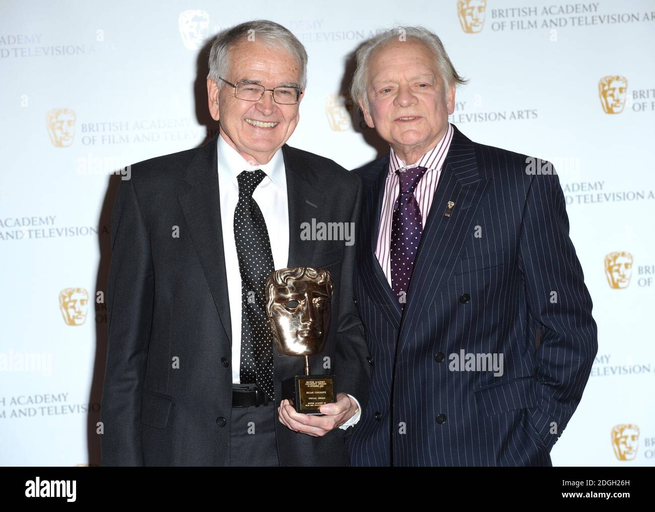 David Jason and Brian Cosgrove at the Children's BAFTA's 2012, The ...