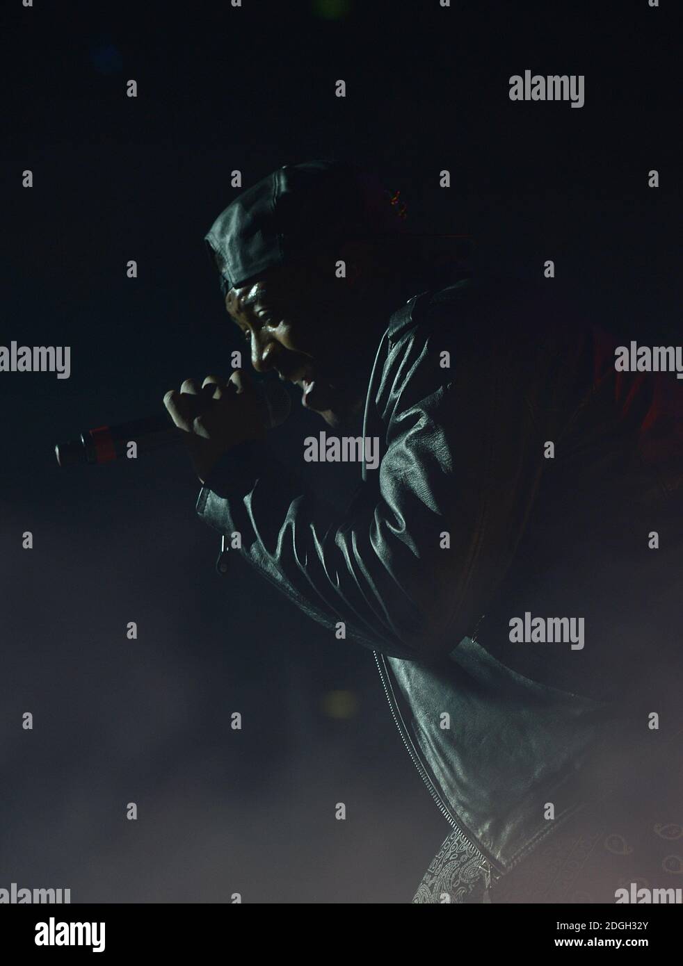 Oritse Williams of JLS on stage during the 2012 Capital FM Jingle Bell ...