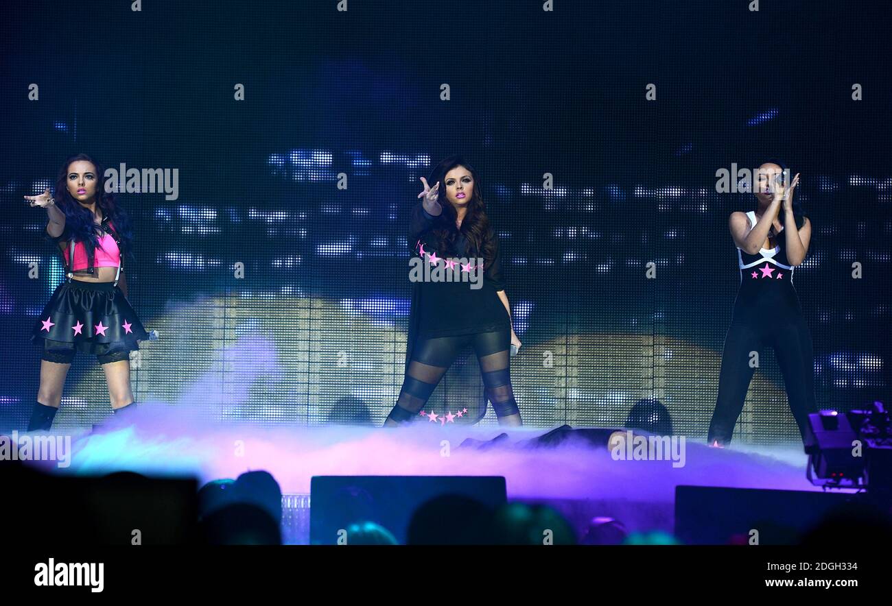 Little Mix on stage during the 2012 Capital FM Jingle Bell Ball at the ...