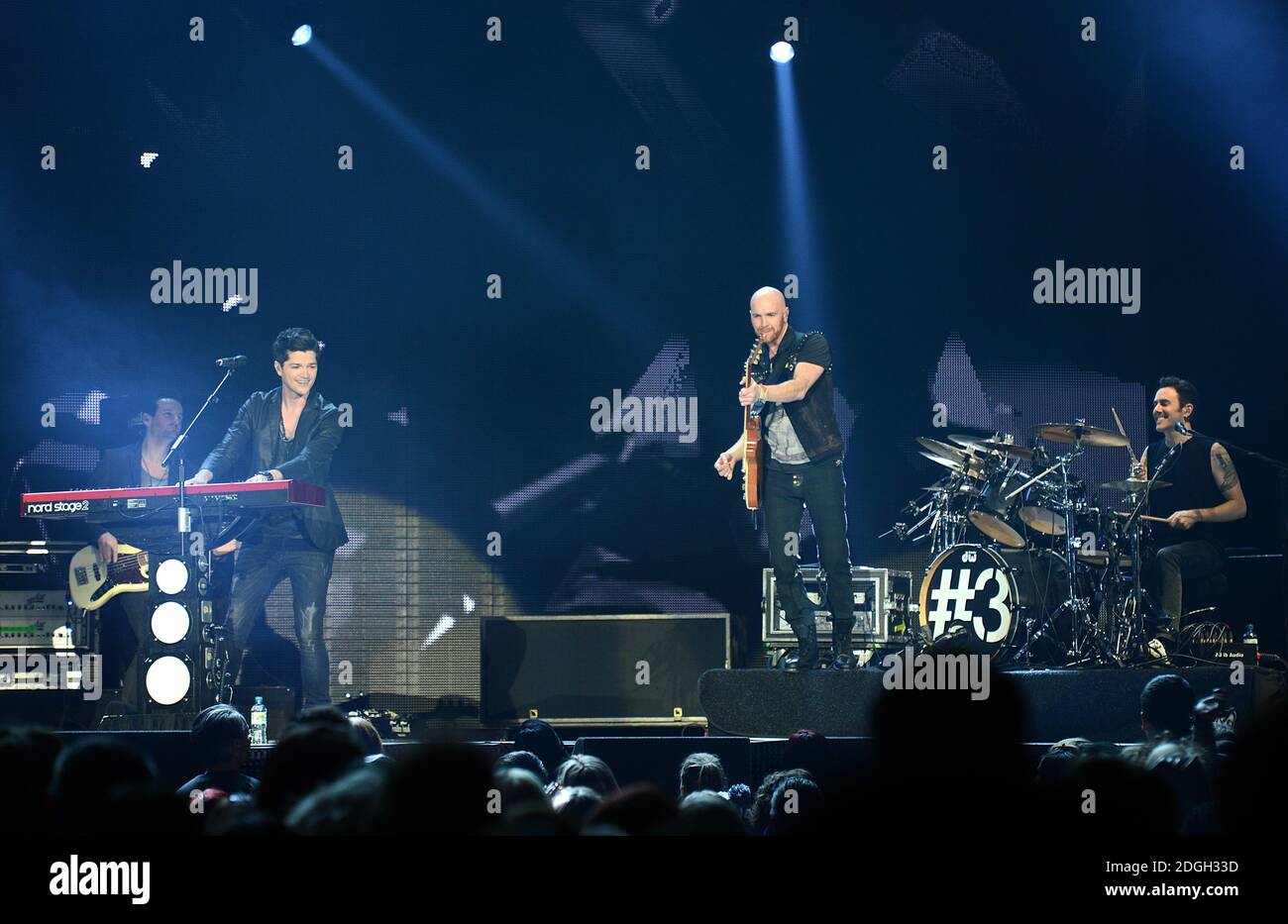 The Script on stage during the 2012 Capital FM Jingle Bell Ball at the ...