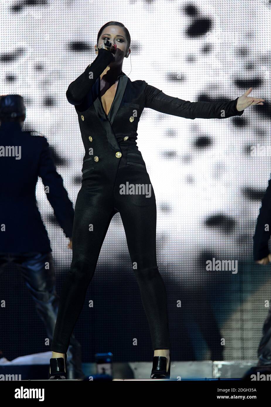 Cheryl Cole on stage during the 2012 Capital FM Jingle Bell Ball at the ...