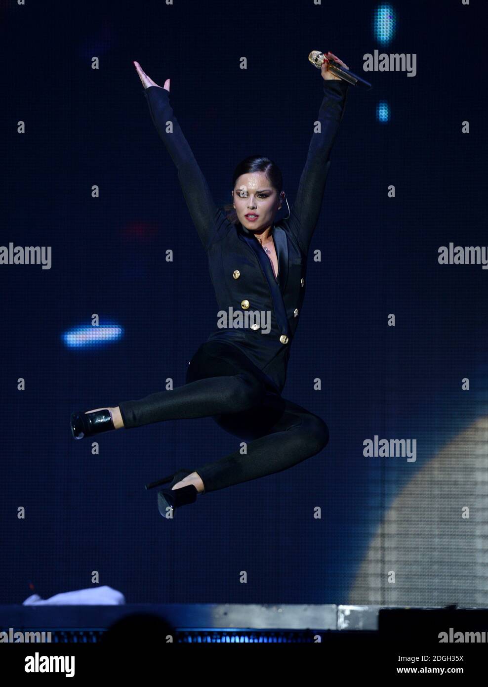 Cheryl Cole on stage during the 2012 Capital FM Jingle Bell Ball at the ...