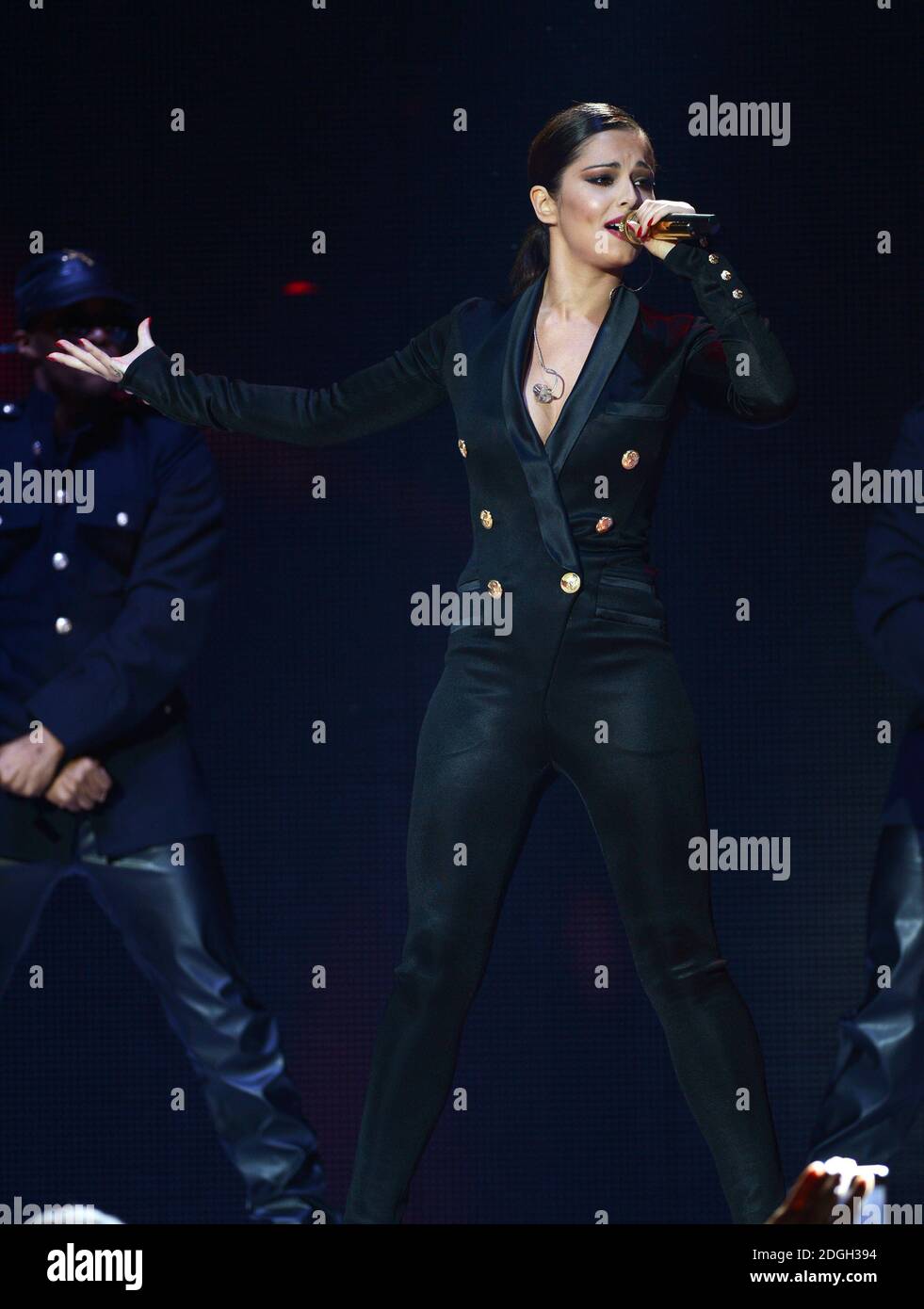 Cheryl Cole on stage during the 2012 Capital FM Jingle Bell Ball at the ...