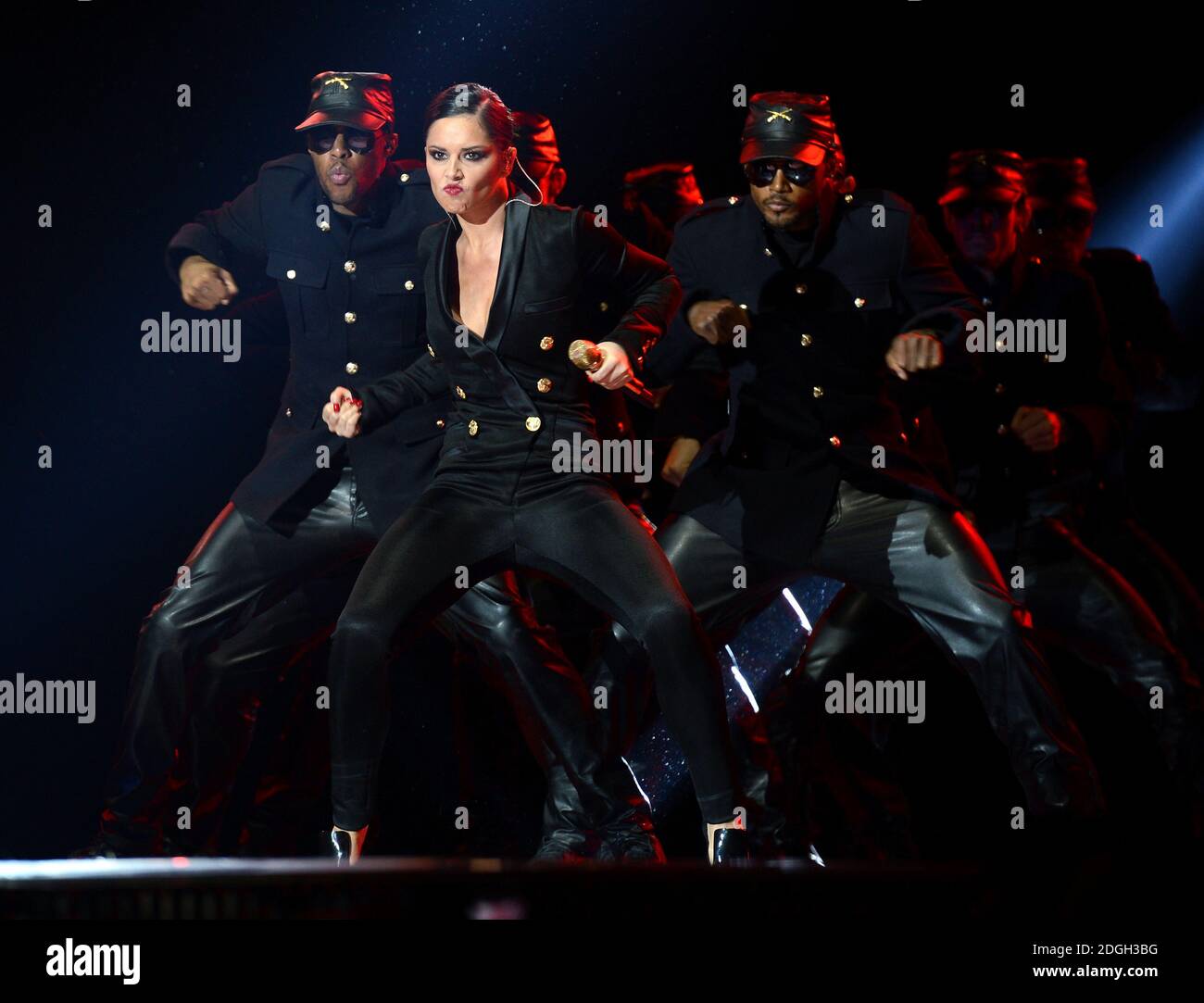 Cheryl Cole on stage during the 2012 Capital FM Jingle Bell Ball at the ...