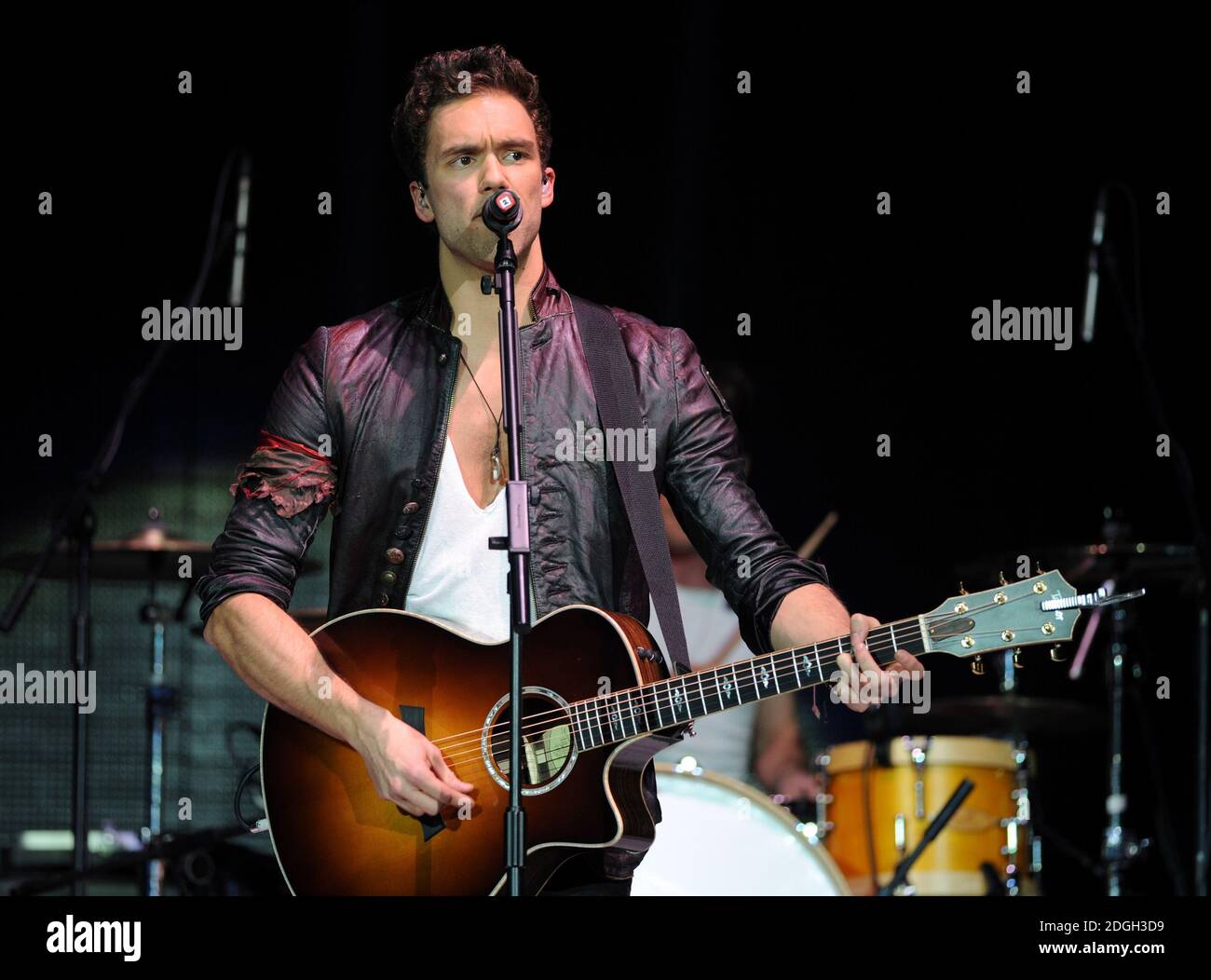 Lawson on stage during the 2012 Capital FM Jingle Bell Ball at the O2 ...