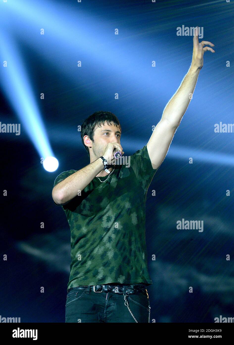 Example on stage during the 2012 Capital FM Jingle Bell Ball at the O2 ...