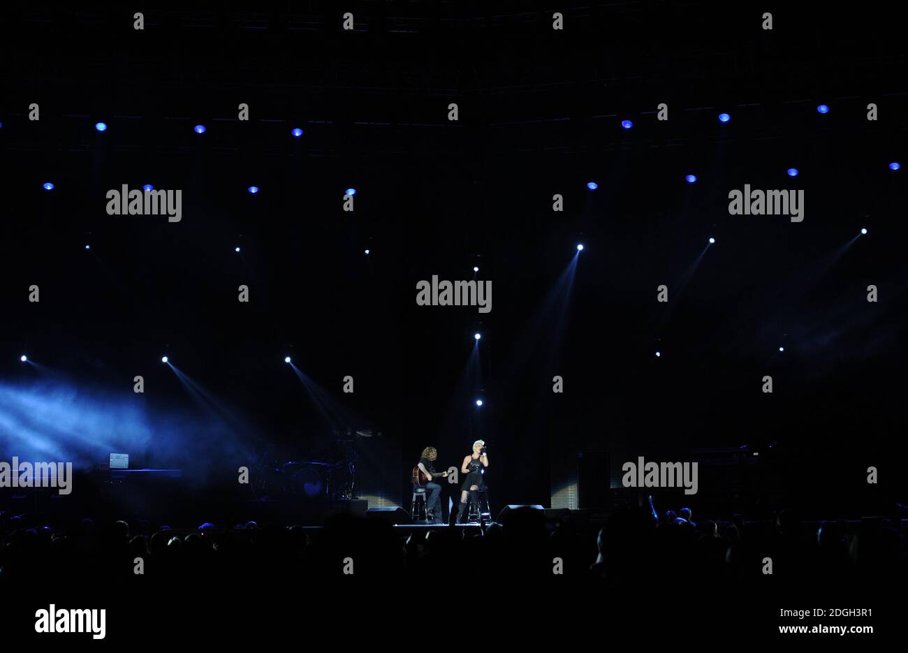 Pink on stage during the 2012 Capital FM Jingle Bell Ball at the O2 ...