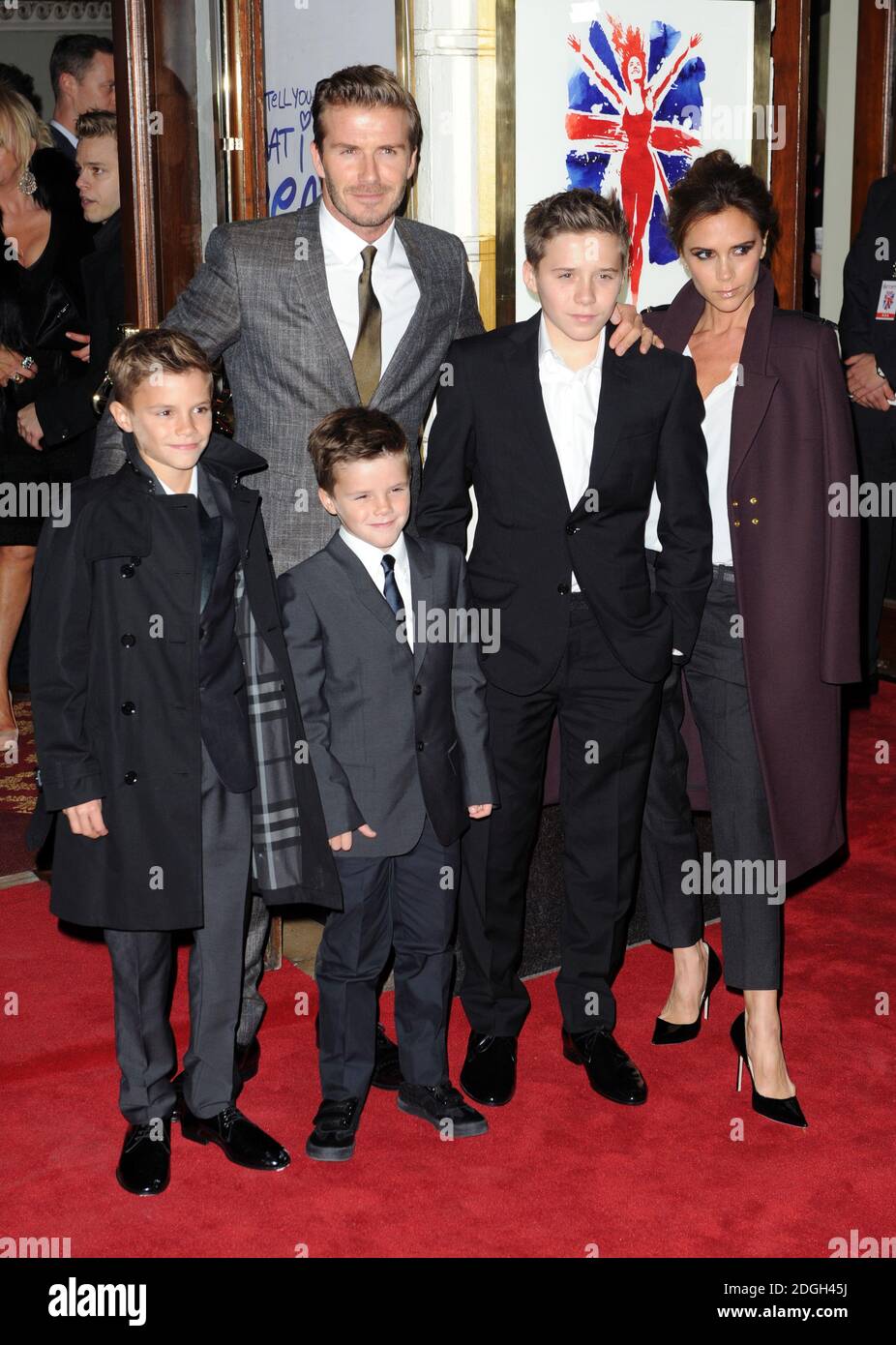 David beckham and his cruz hi-res stock photography and images - Alamy