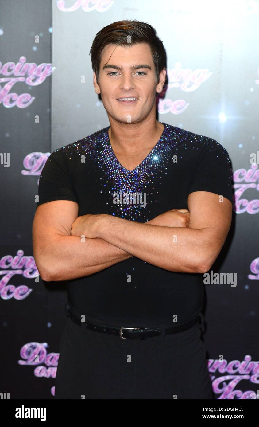 Matt Lapinskas at the launch of ITV's Dancing on Ice 2013, ITV ...