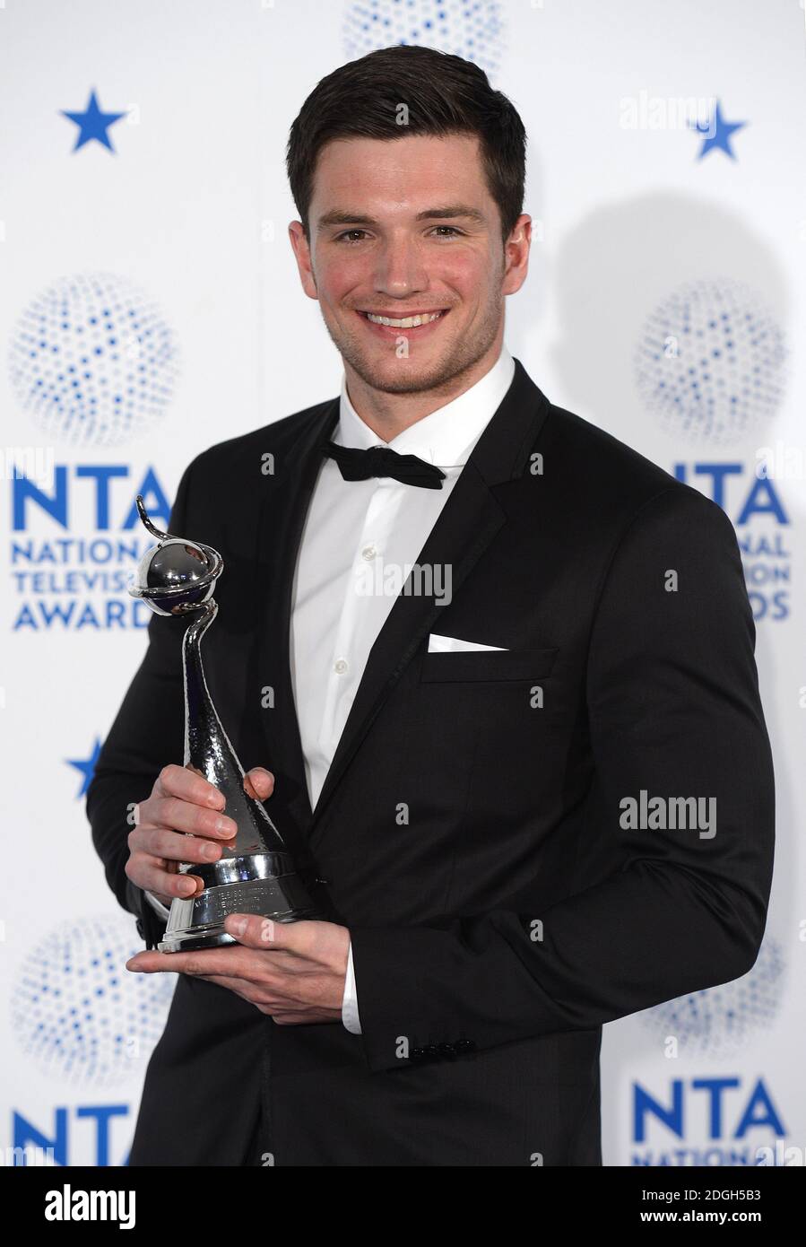 David Witts backstage at The National Television Awards 2013, The O2 ...